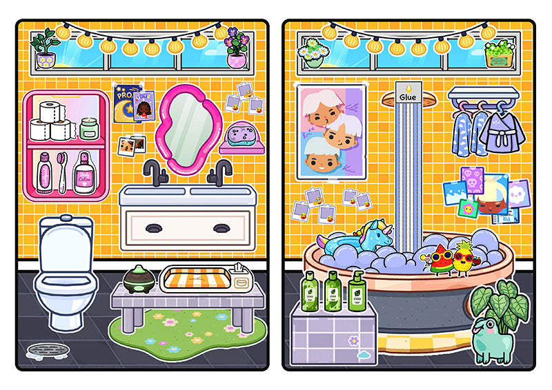 Candy Home Quiet Book#112 Toca Life World The New House Quiet Book PDF ...